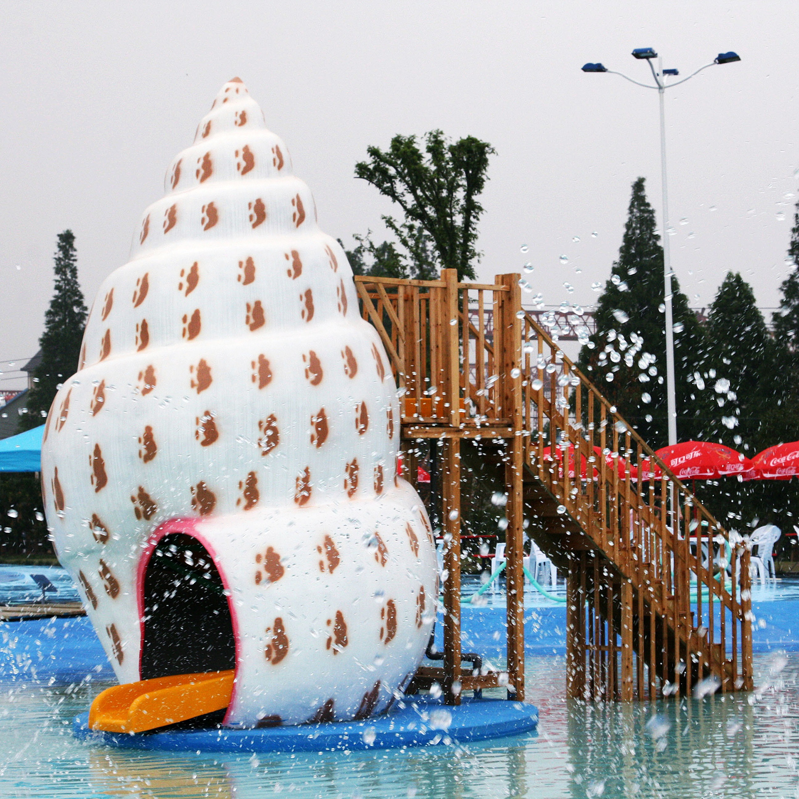 Family Aqua Park Resorts Swimming Pool Commercial Water Slide For Kids ...